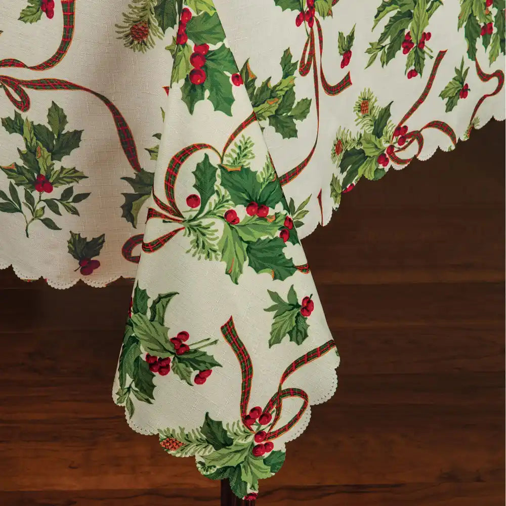 Holly Tablecloth | Bits and Pieces Canada