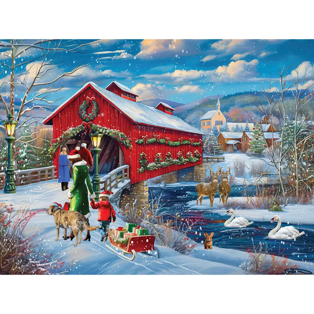 Family Winter Outing Jigsaw Puzzle | Bits and Pieces Canada