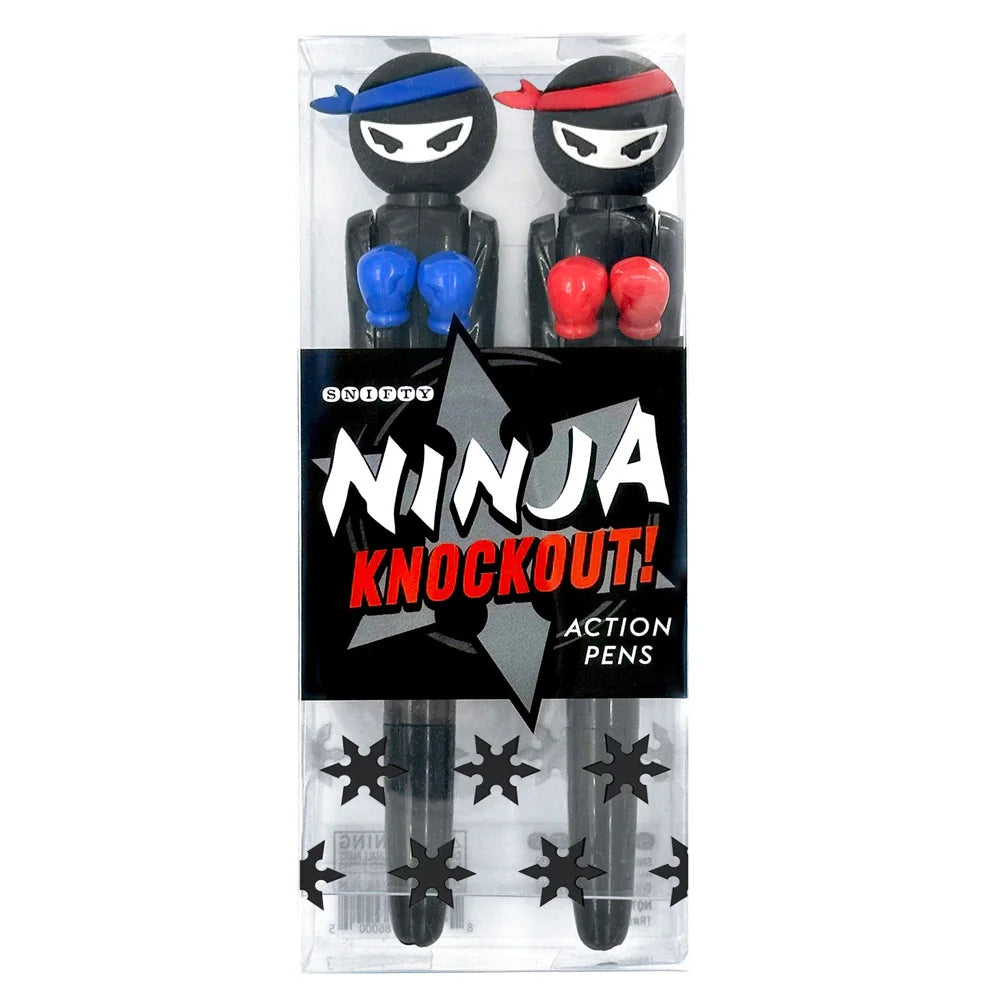 Ninja Knockout Action Pen Set | Bits and Pieces Canada